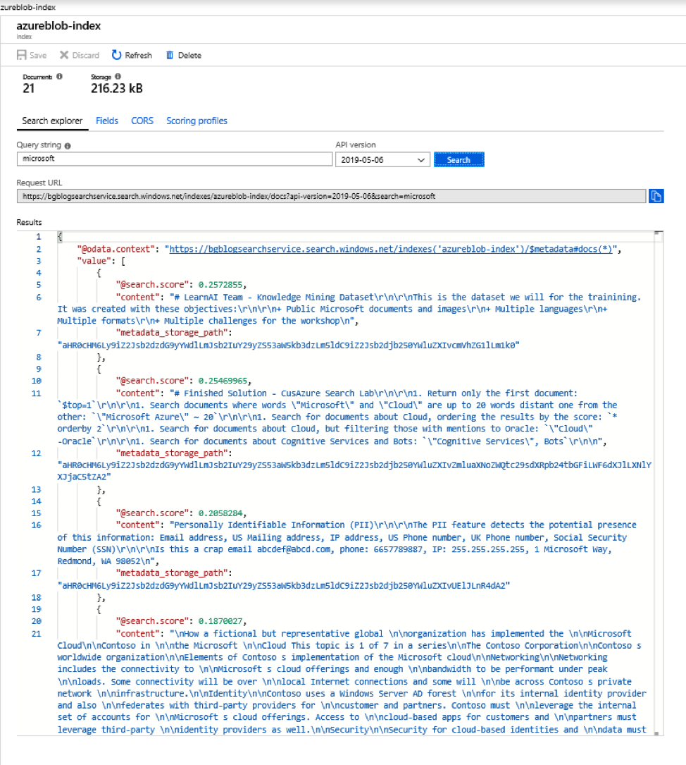 Knowledge Mining Showcase: Azure Search - 3Cloud